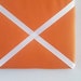 Orange Vision Board Orange Fabric Ribbon Board Orange French Memo Board ...
