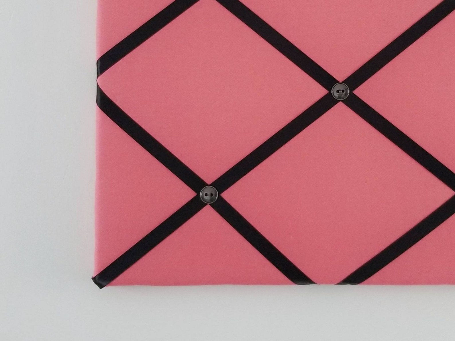 Coral French Memo Board Pink Orange Pin Board Apricot | Etsy