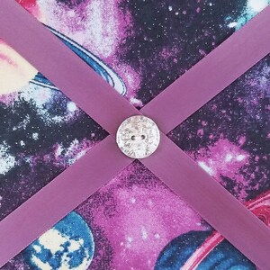 Galaxy Memory Board - Glitter French Memo Board - Planets Pin Board ...