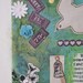 How to Breathe Collage - Mixed Media Art - Altered Art Collage - Green ...