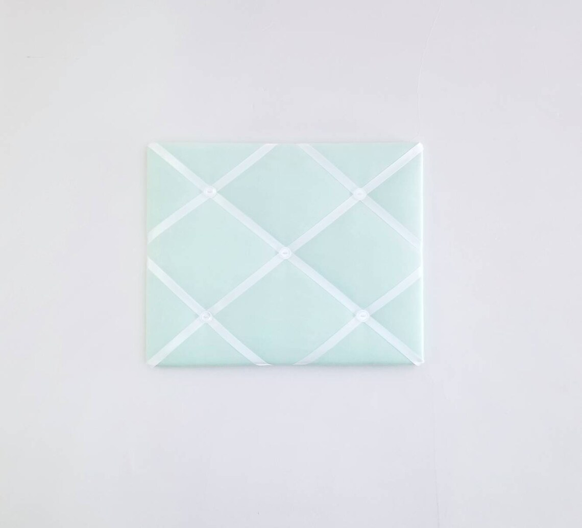 Mint Green Memory Board - Light Green Pin Board - Pastel Green Vision ...