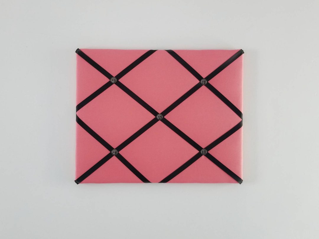 Coral French Memo Board Pink Orange Pin Board Apricot Memory Board ...