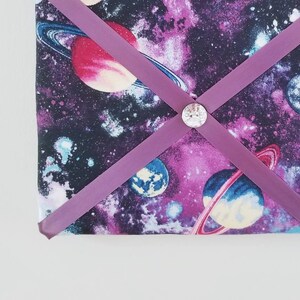 Galaxy Memory Board - Glitter French Memo Board - Planets Pin Board ...