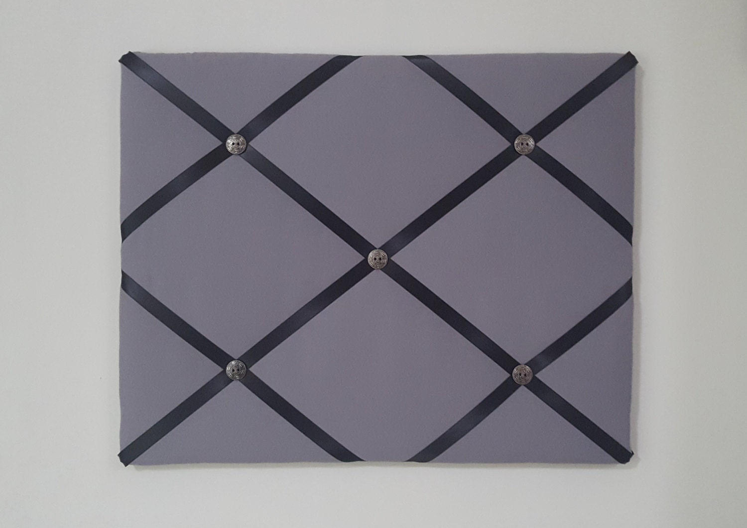 Gray French Memo Board Grey Memory Board Gray Vision Board | Etsy