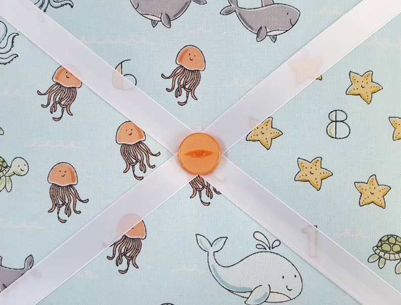 Sea Creature Bulletin Board - Ocean Vision Board - Blue Pin Board ...