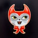 Devil Cat Sticker Halloween Cat Spooky Cat Artist Sticker Dirty Lola ...