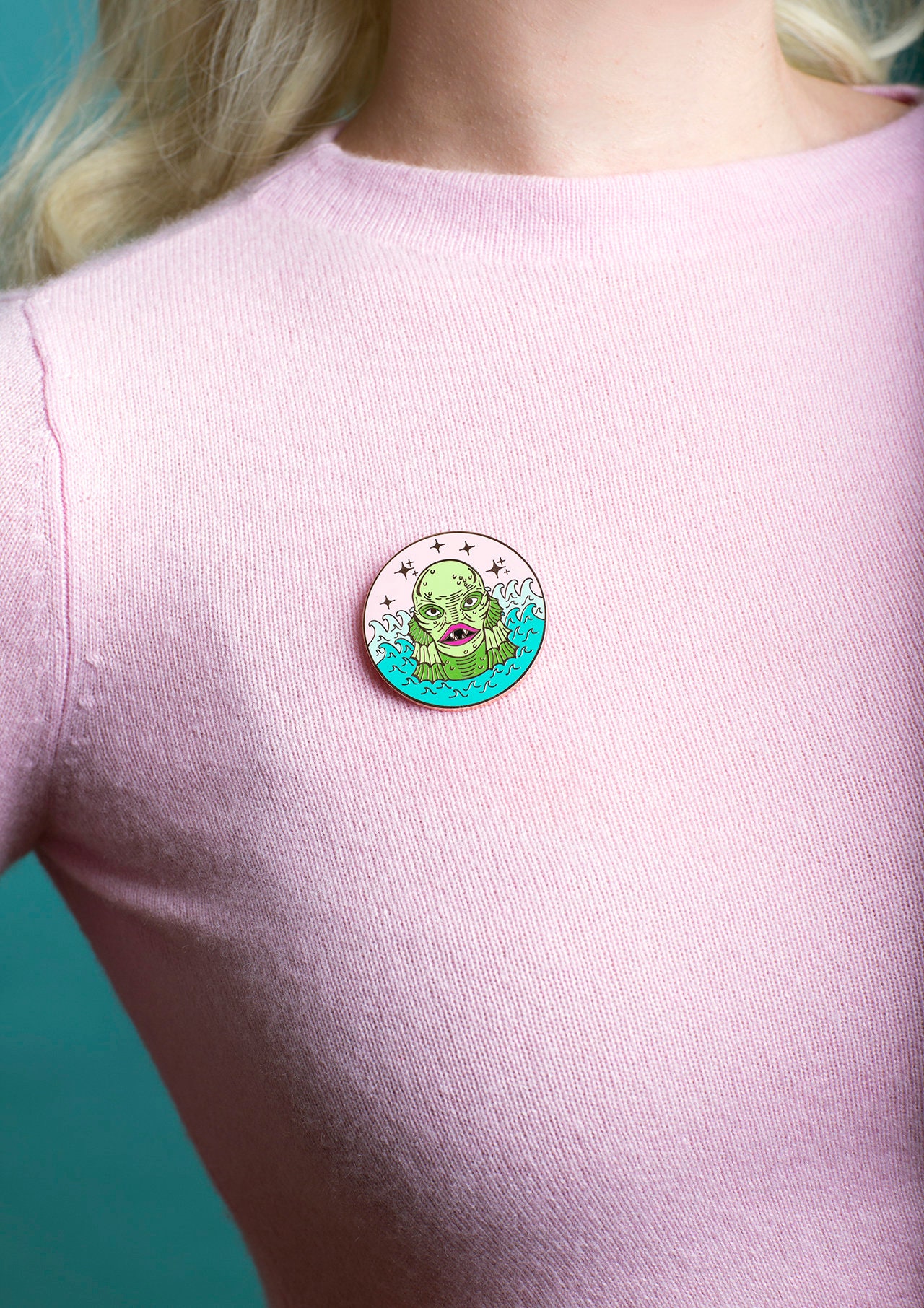 The Creature Hard Enamel Pin Pop Culture Monster - Etsy