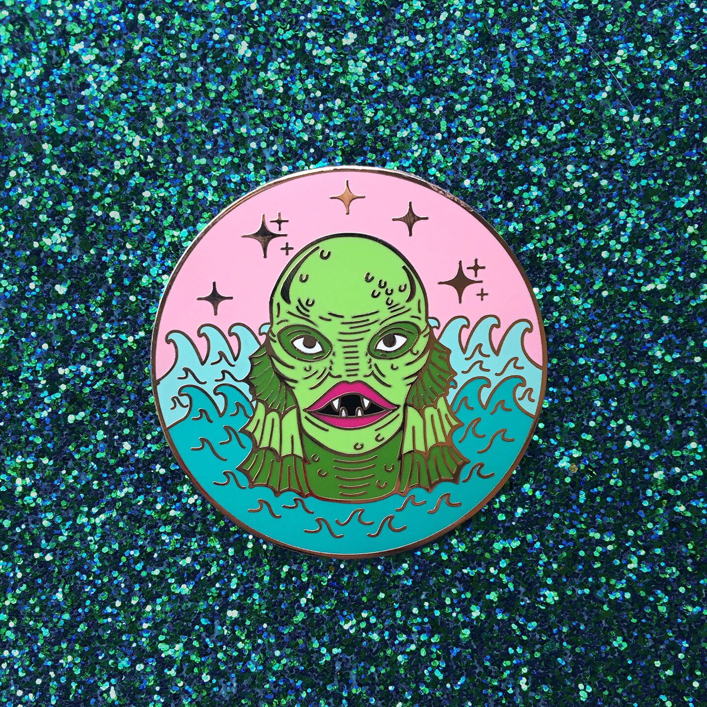 The Creature Hard Enamel Pin Pop Culture Monster - Etsy