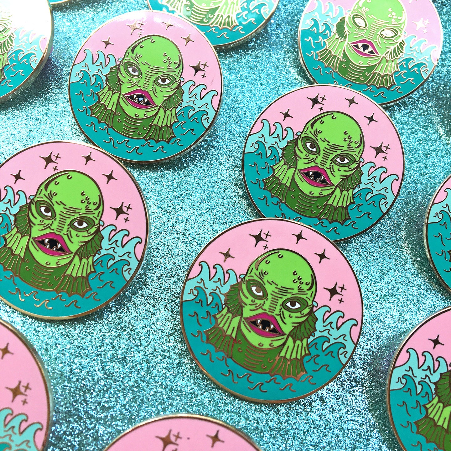 The Creature Hard Enamel Pin Pop Culture Monster - Etsy