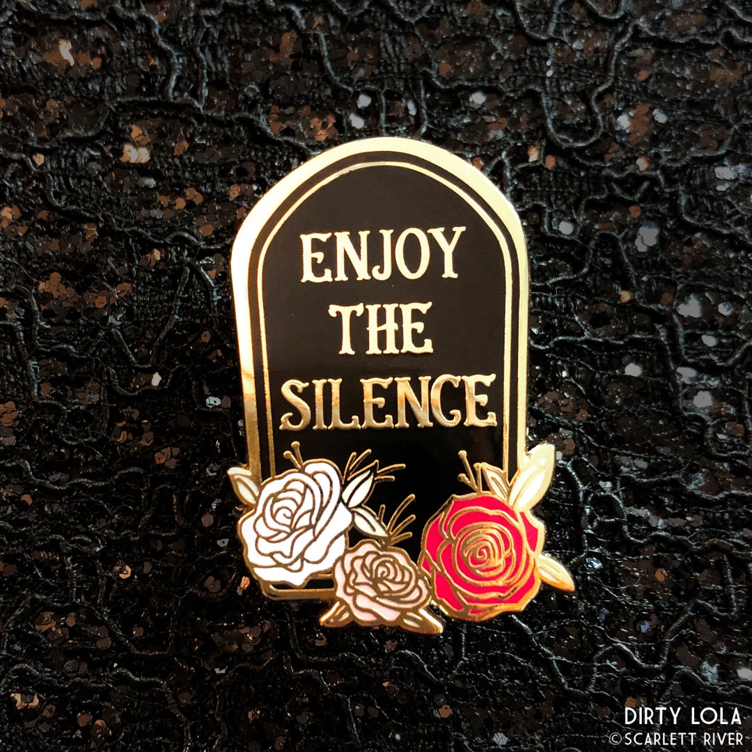 Enjoy the Silence Enamel Pin Depeche Enamel Pin Grave Enamel Pin Hard ...