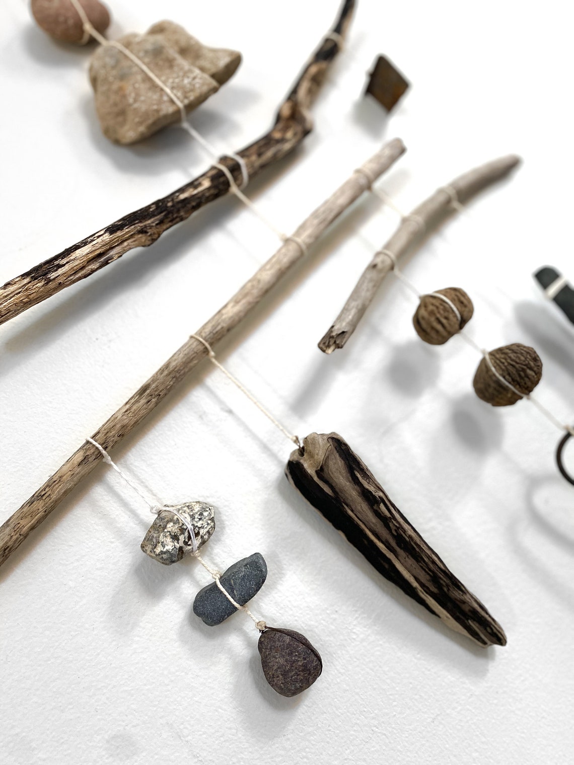 021 Nature Mobile / Stone Wall Hanging - Etsy