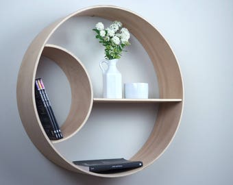 Half Moon Floating Shelf - Etsy