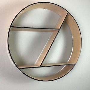 Large Round Shelving Unit| Floating Wall Shelf|modern Circular Shelf ...