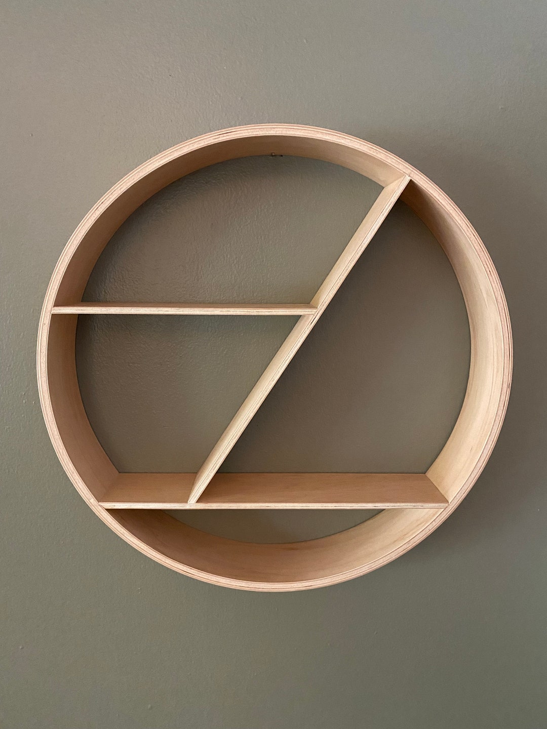 Large Round Shelving Unit| Floating Wall Shelf|modern Circular Shelf ...