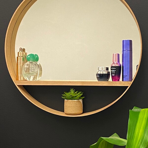 Mirror With Shelf - Etsy