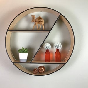 Large Round Shelving Unit| Floating Wall Shelf|modern Circular Shelf ...