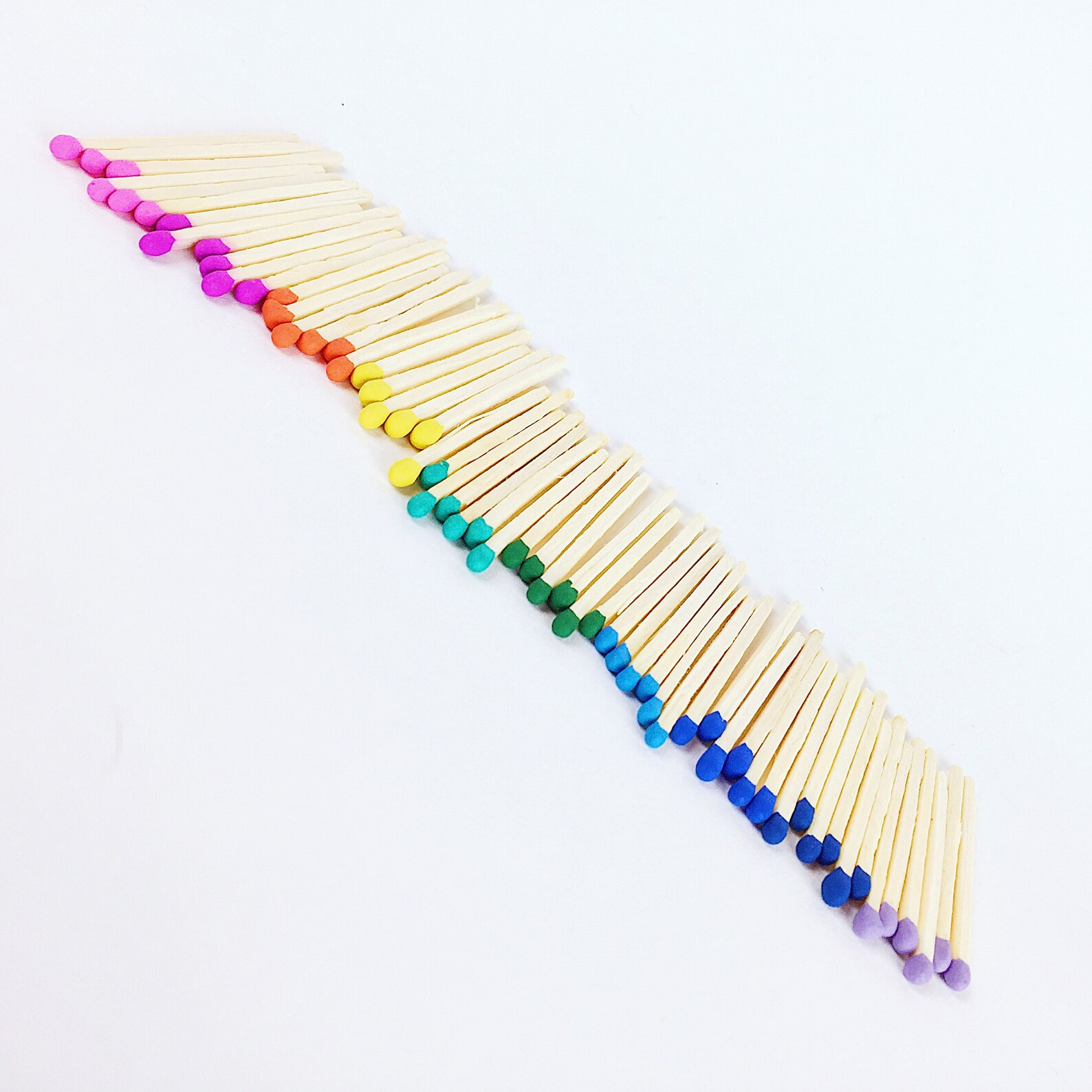 Refill Matchsticks 60 Color Safety Matches to Refill Your | Etsy