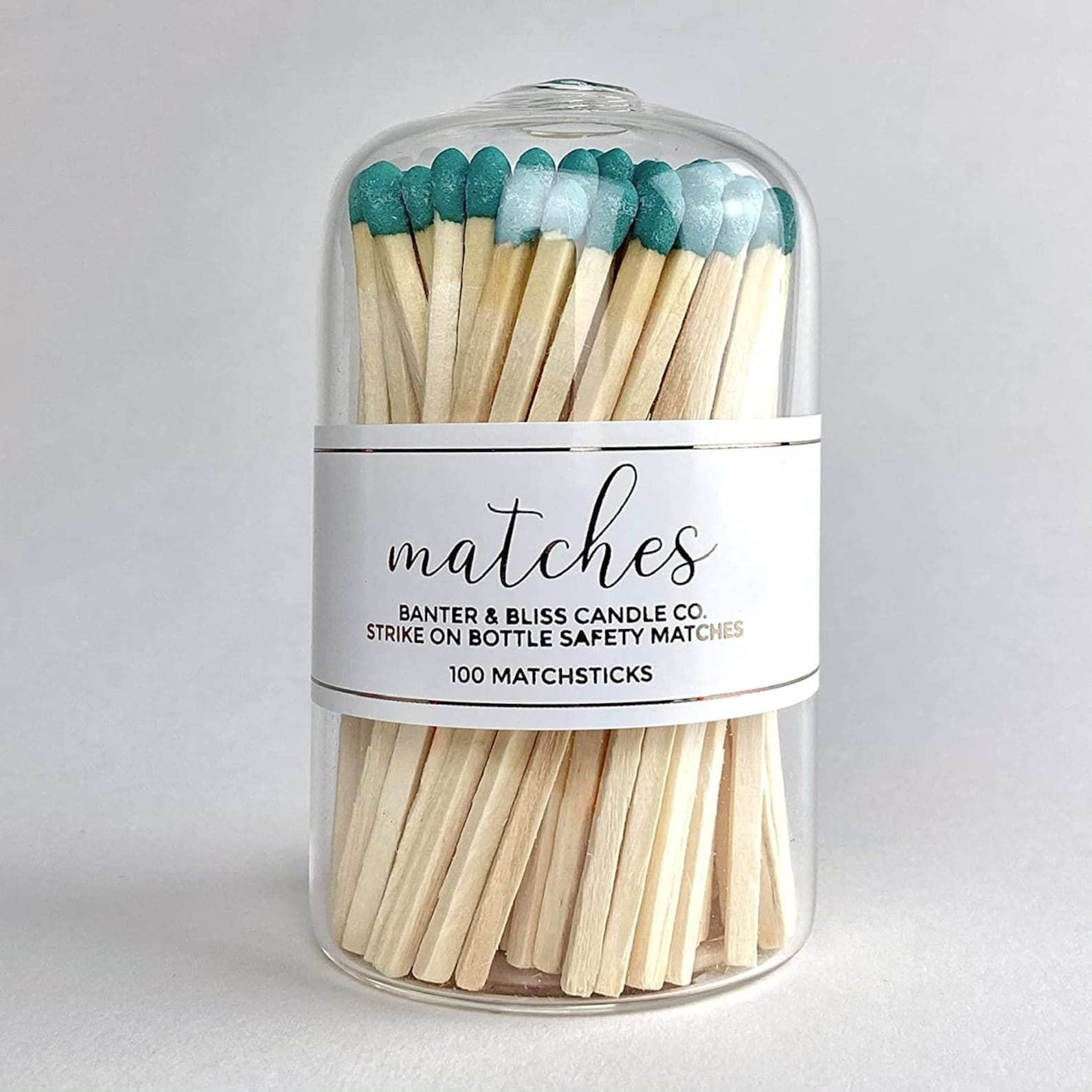 Modern Matchstick Bottle With Striker. 100 Long Safety Matches - Etsy