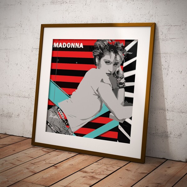 Madonna Poster - Etsy