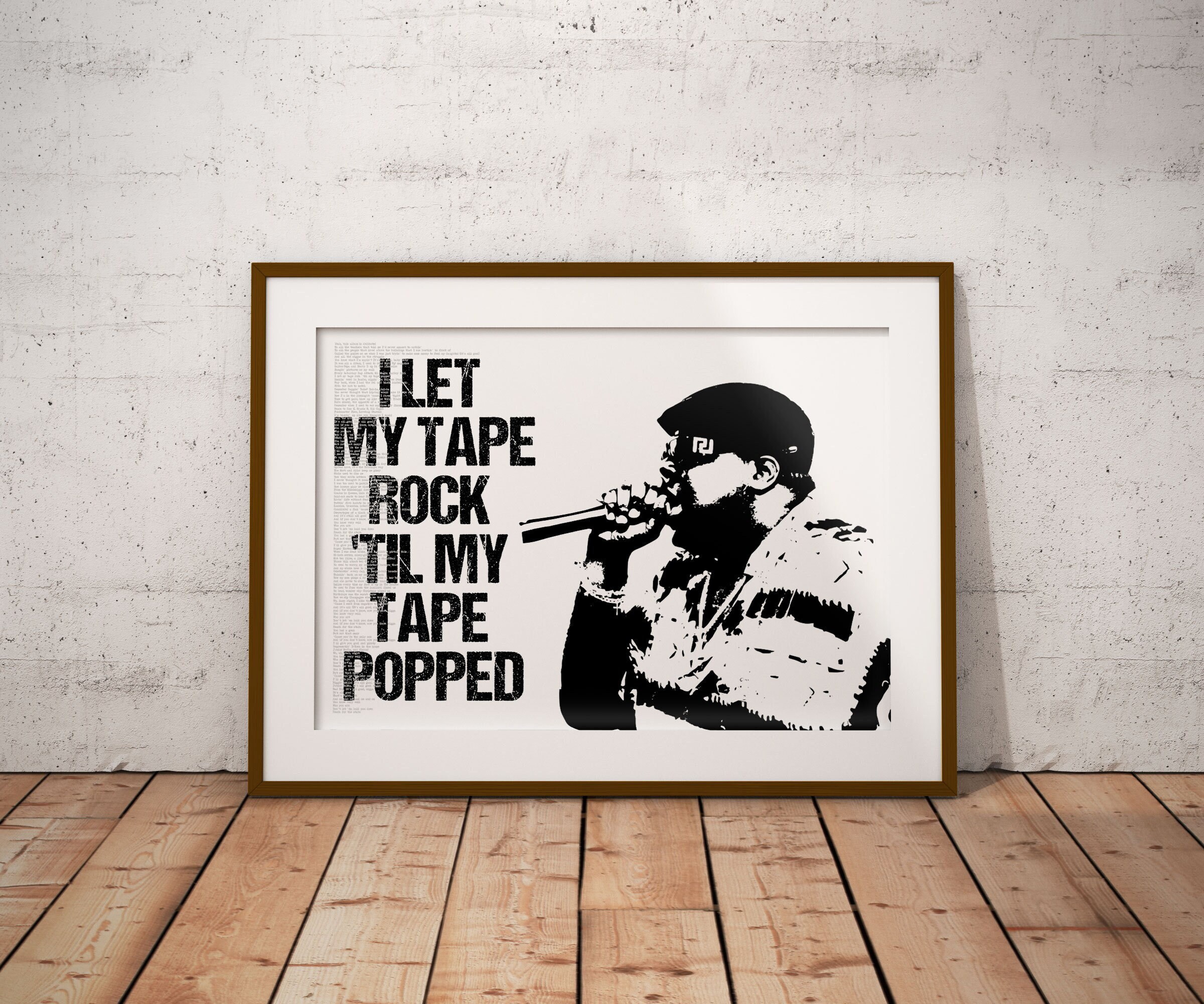 Notorious Big Smoking Poster