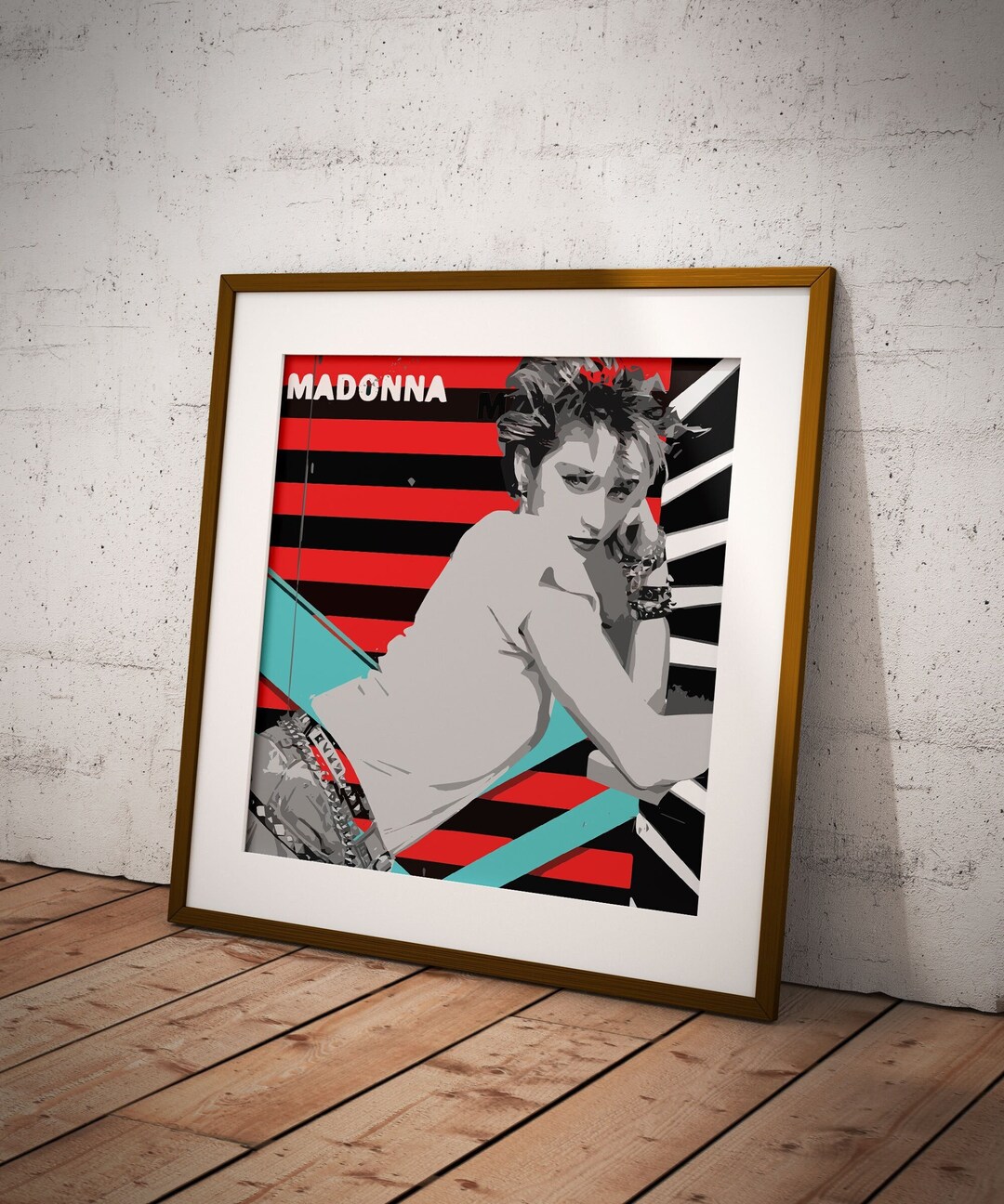 Madonna Retro Pop Custom Wall Art Poster - Etsy