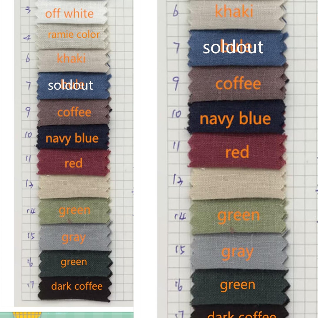 Linen Fabric Sample /READY FOR SHIP - Etsy