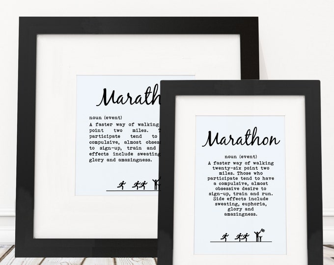 Women's Running Poem Print - Gift for Runner - Etsy