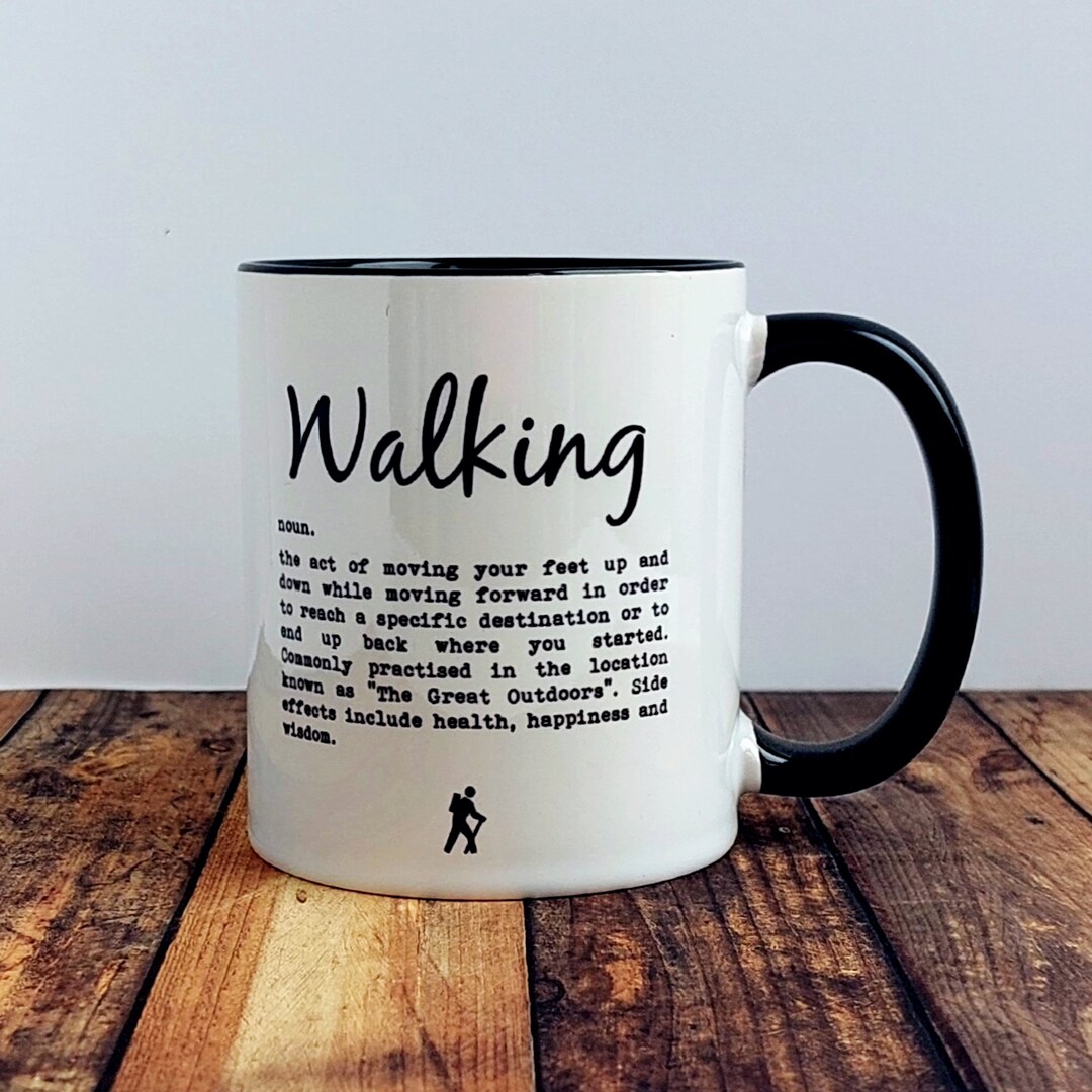 Walking Gift Walking Definition Mug. Walker Gift. Rambler Gift, Funny ...