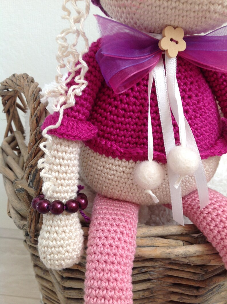 Crochet Doll /amigurumi Doll/ Rag Doll/ Nursery Decor/ Stuffed - Etsy
