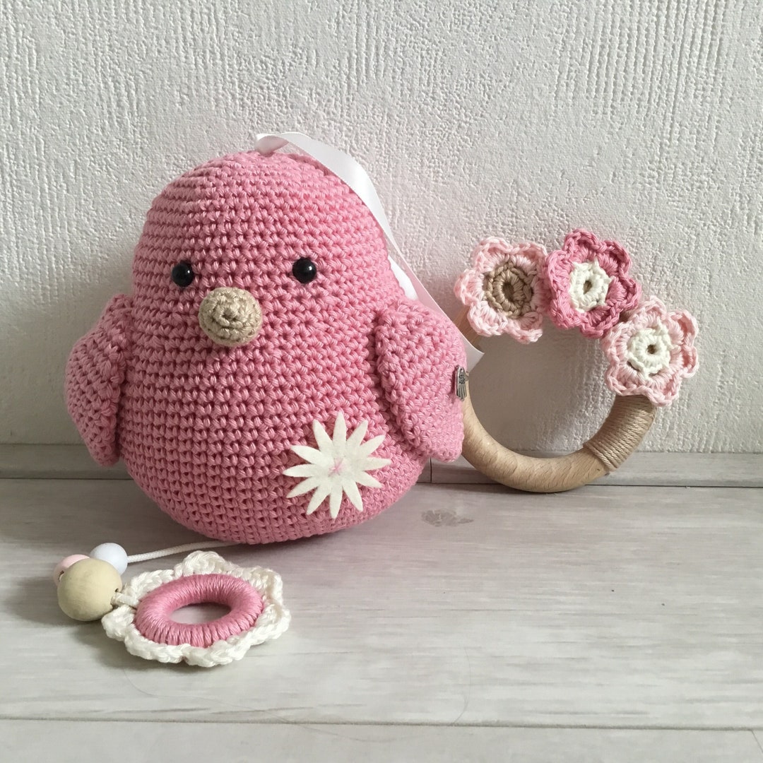 Crochet Baby Music Box/ Crochet Animals/ Nursery Decor/ Shower Gift ...
