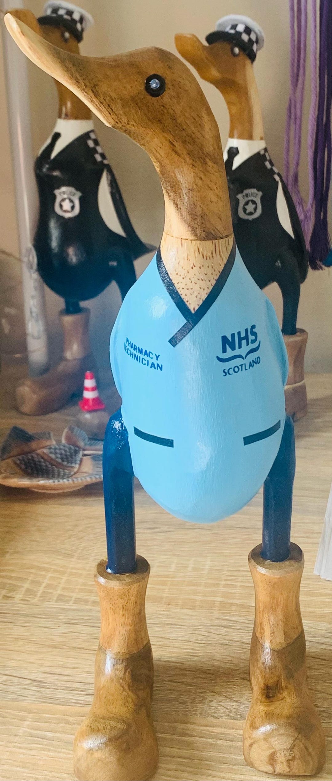 Bespoke Wooden Duck NHS Doctor Pharmacy Technician Nurse Surgeon ...