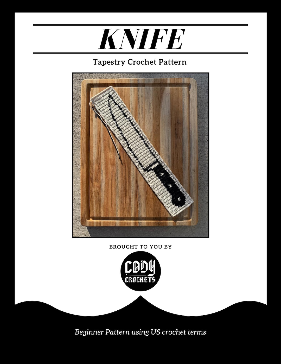 Knife Crochet Tapestry Pattern / Color Block / Written / Instructions ...