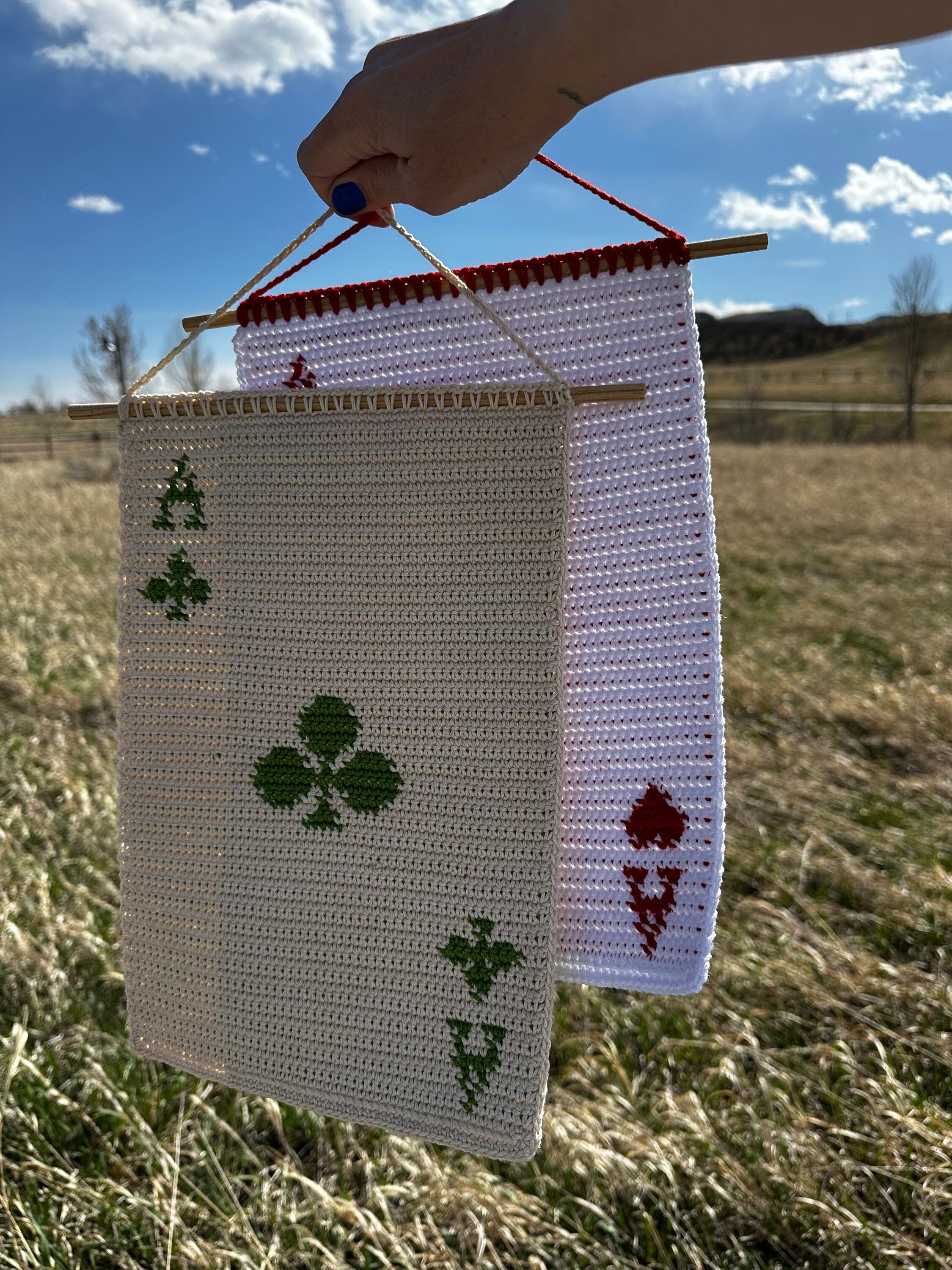 Four of a Kind Ace Crochet Tapestry Pattern / Color Block / Written ...