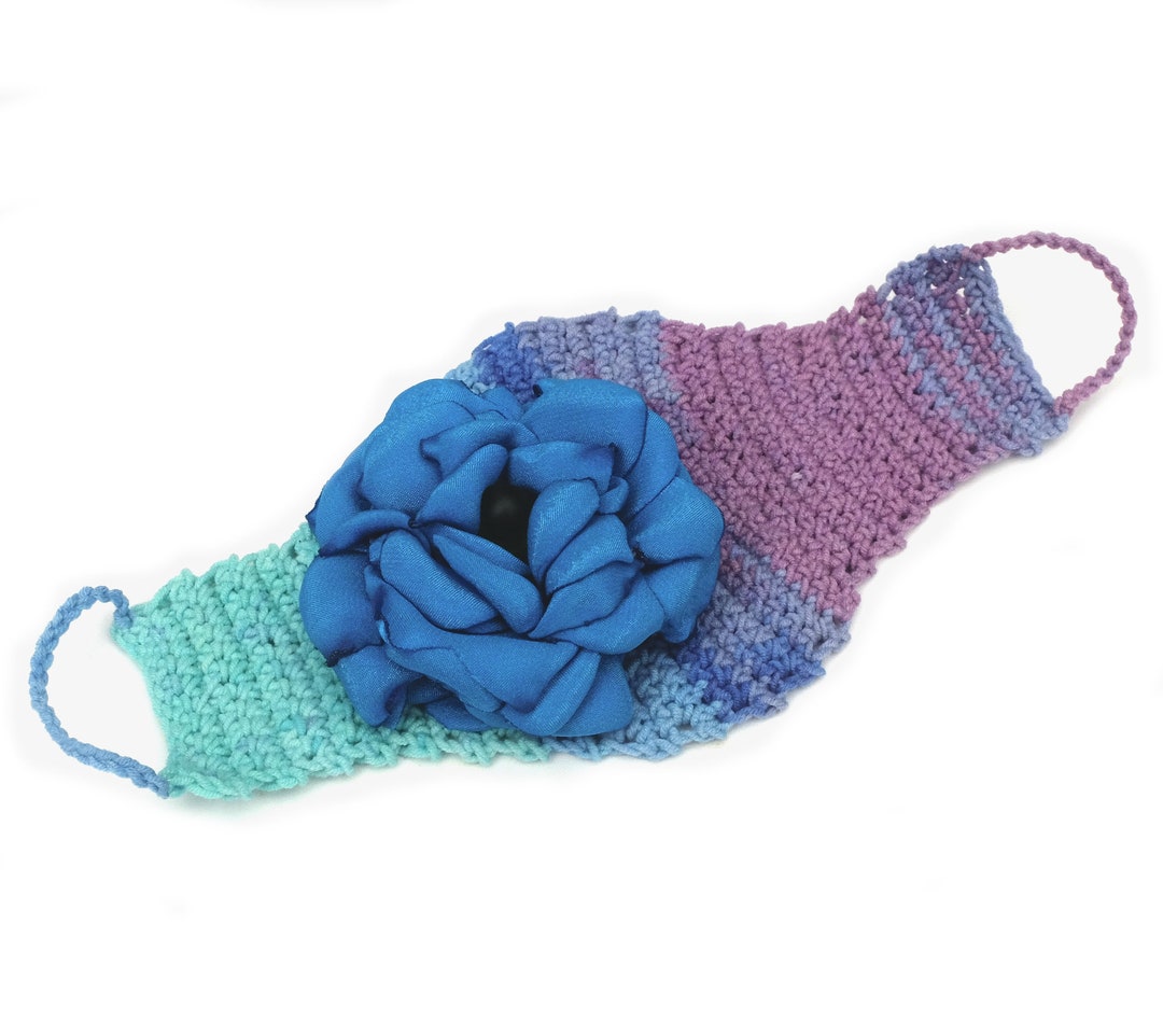 Flower Face Mask, Face Protector, Floral Face Cover, Reusable Washable ...