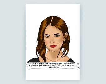 Emma Watson Art | Etsy