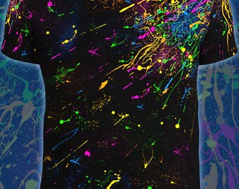 Blacklight clothing | Etsy