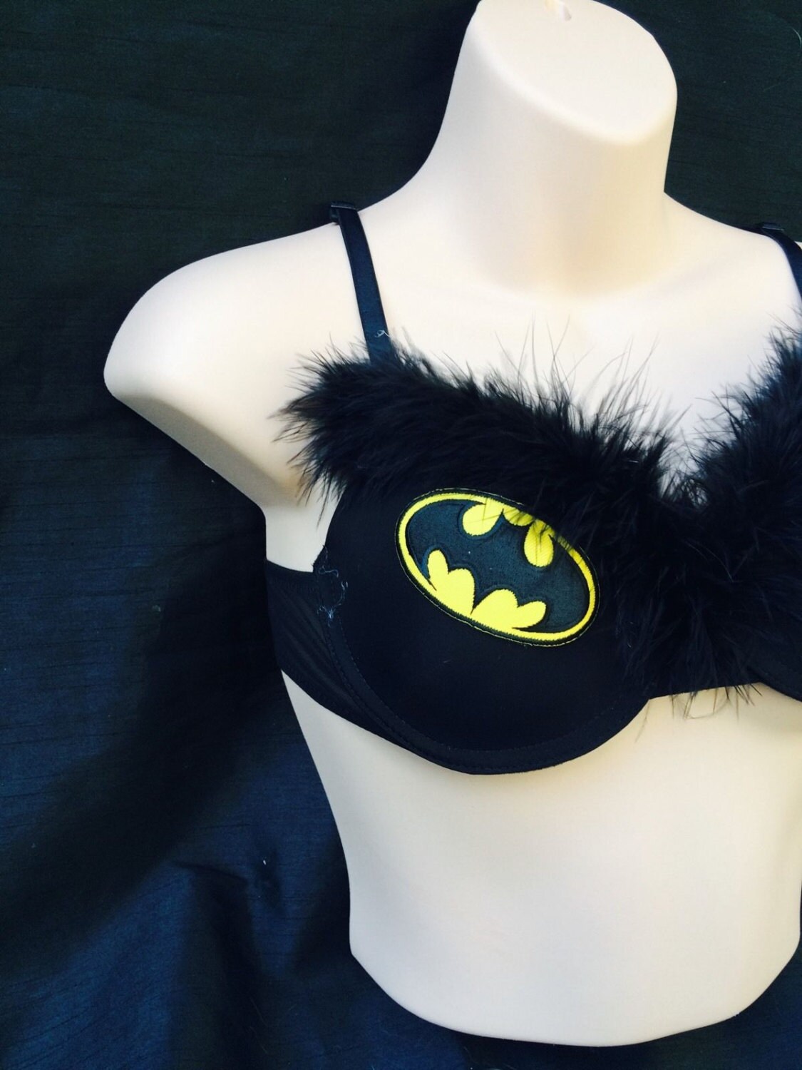 BATMAN BATGIRL Fancy Dress Rave Bra Clubwear Goth Dressing up - Etsy UK