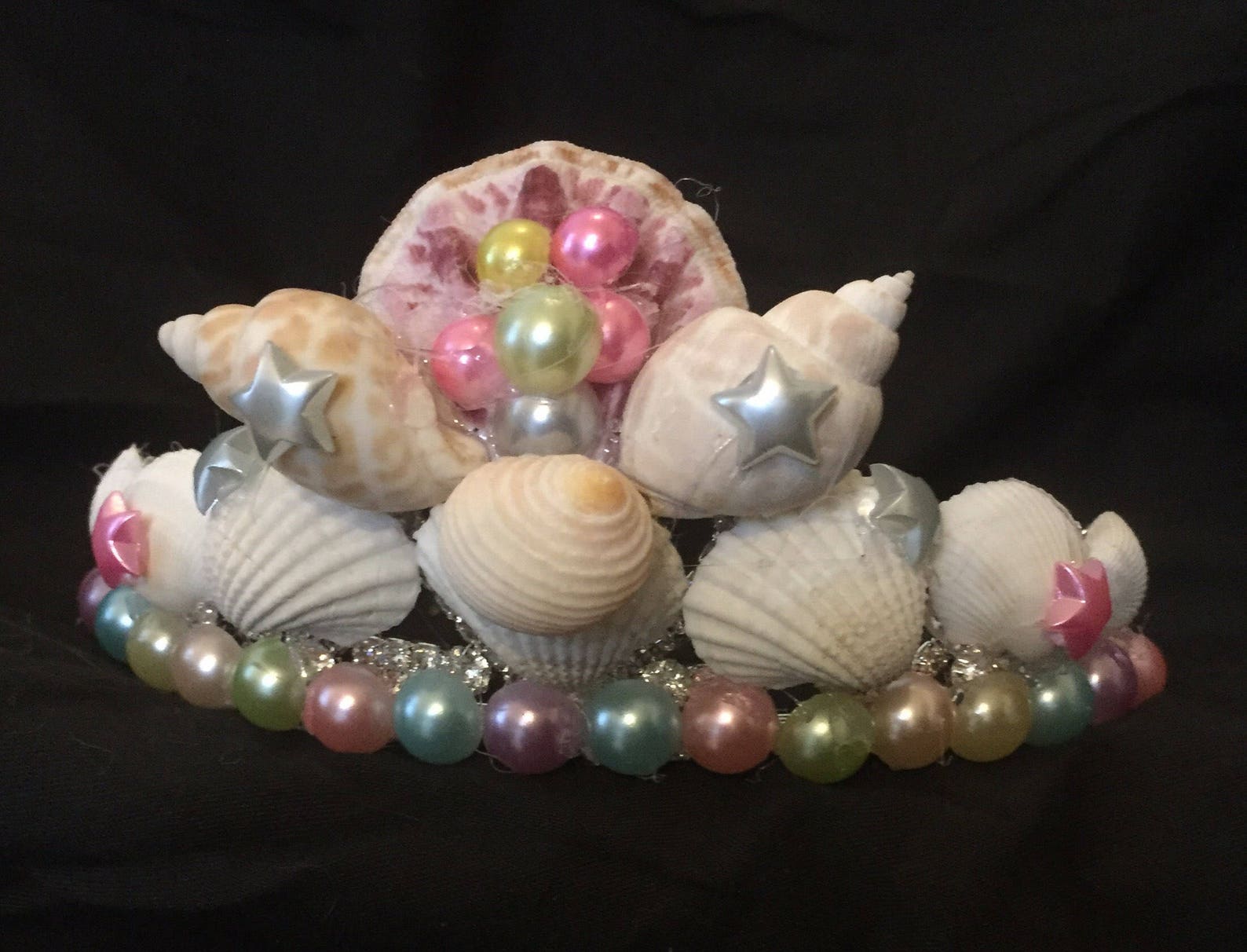 Mermaid Seashell Tiara Headband Crown One Size PARTY EDC - Etsy