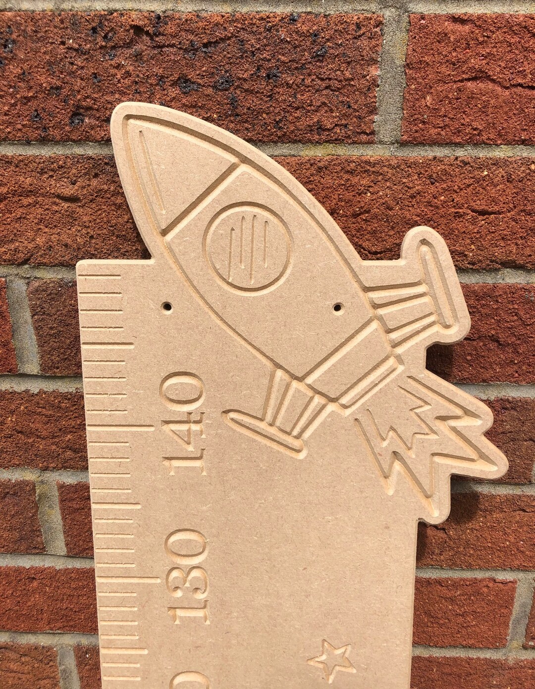 Rocket Height Chart Wooden Growth Chart MDF Height Chart - Etsy UK