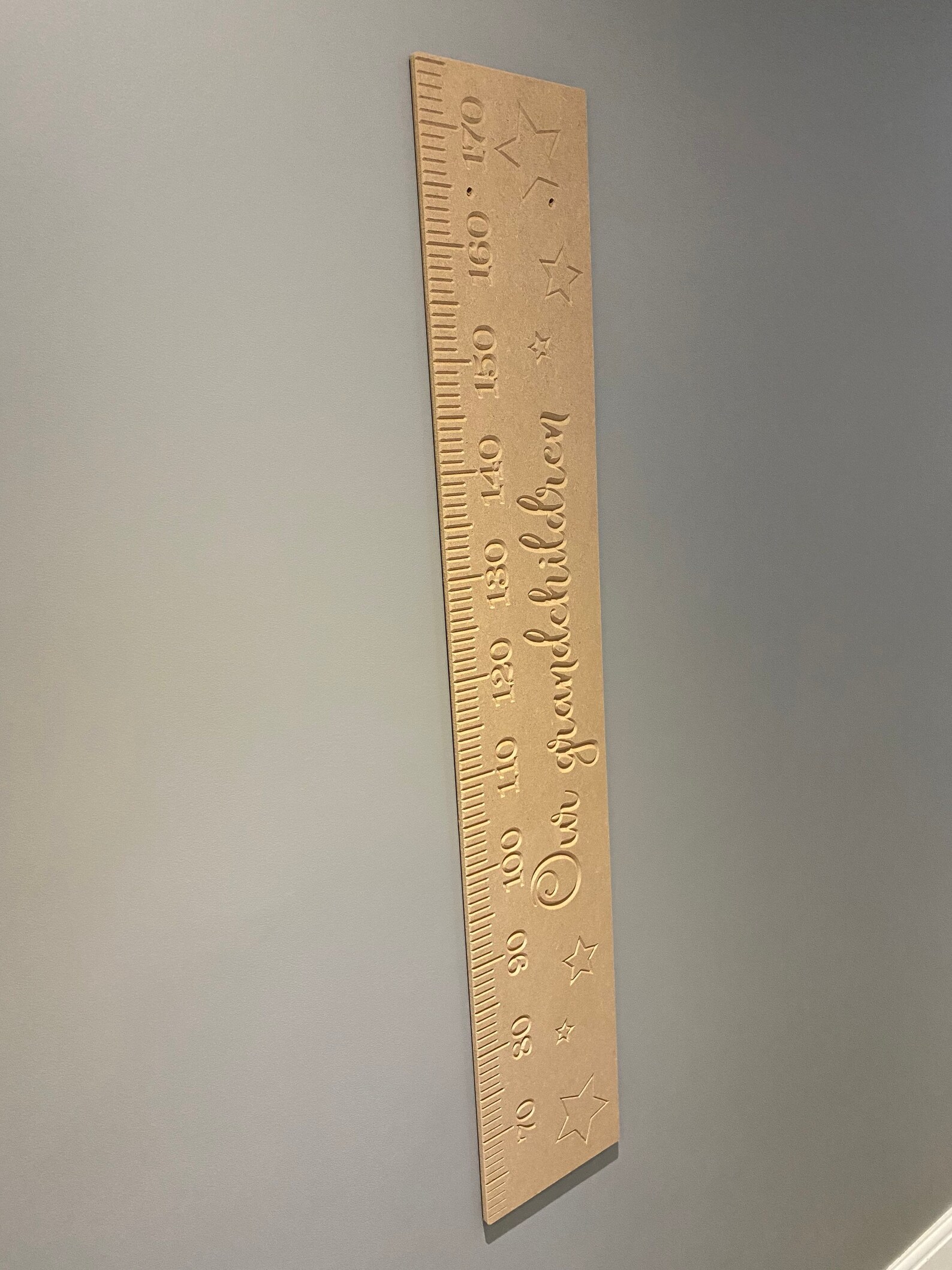 Star Height Chart Wooden Growth Chart MDF Height Chart - Etsy UK