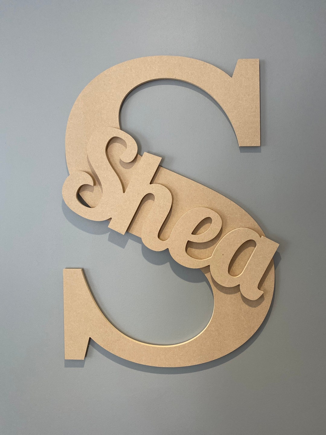 Extra Large Personalised Letter and Name, MDF Blank Names, Large Name ...