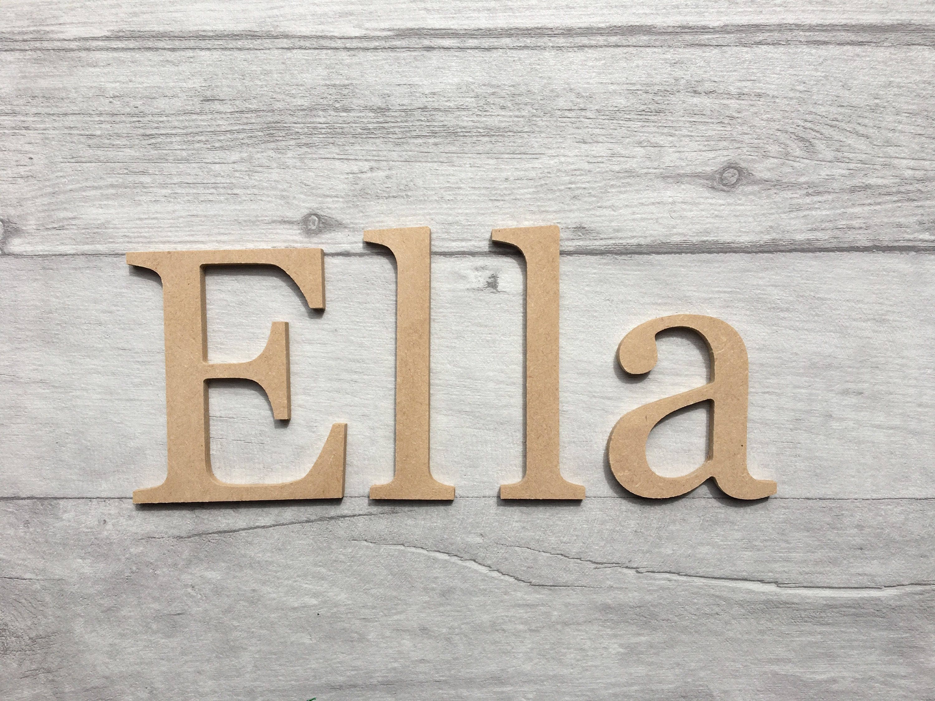 MDF Blank Letters Toy Box Letters 6mm Thick - Etsy UK