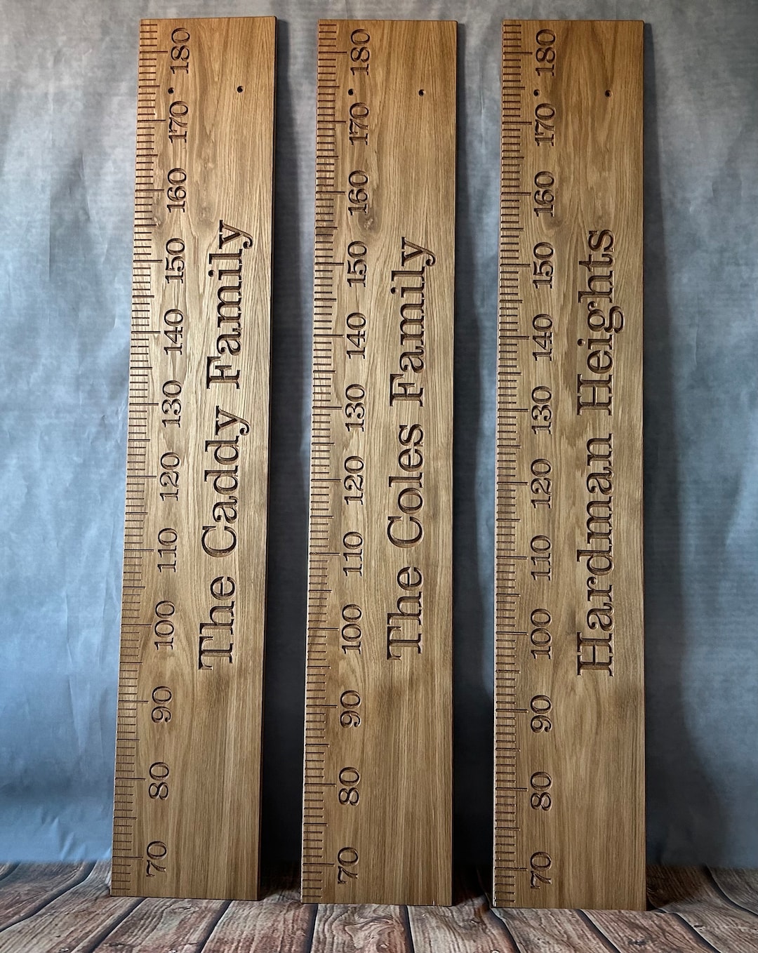 Height Chart, Oak Faced Height Chart, Children's Height Chart, Growth ...