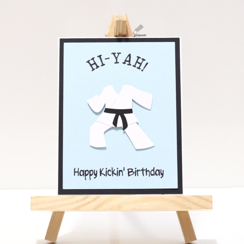 Karate Birthday Card - Etsy