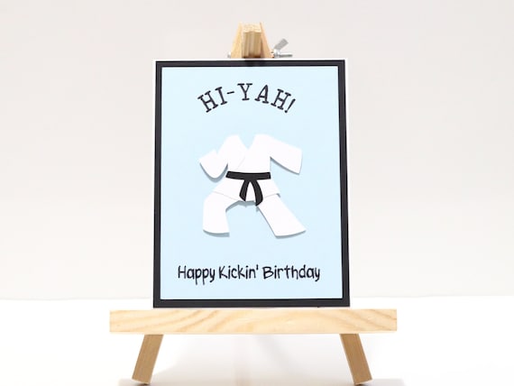 Handmade Karate Birthday Card Congratulations Karate Card | Etsy