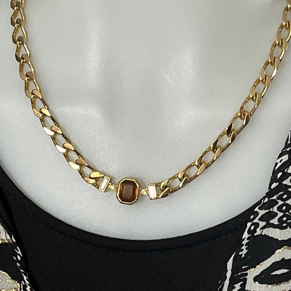 Rust Color Necklace - Etsy