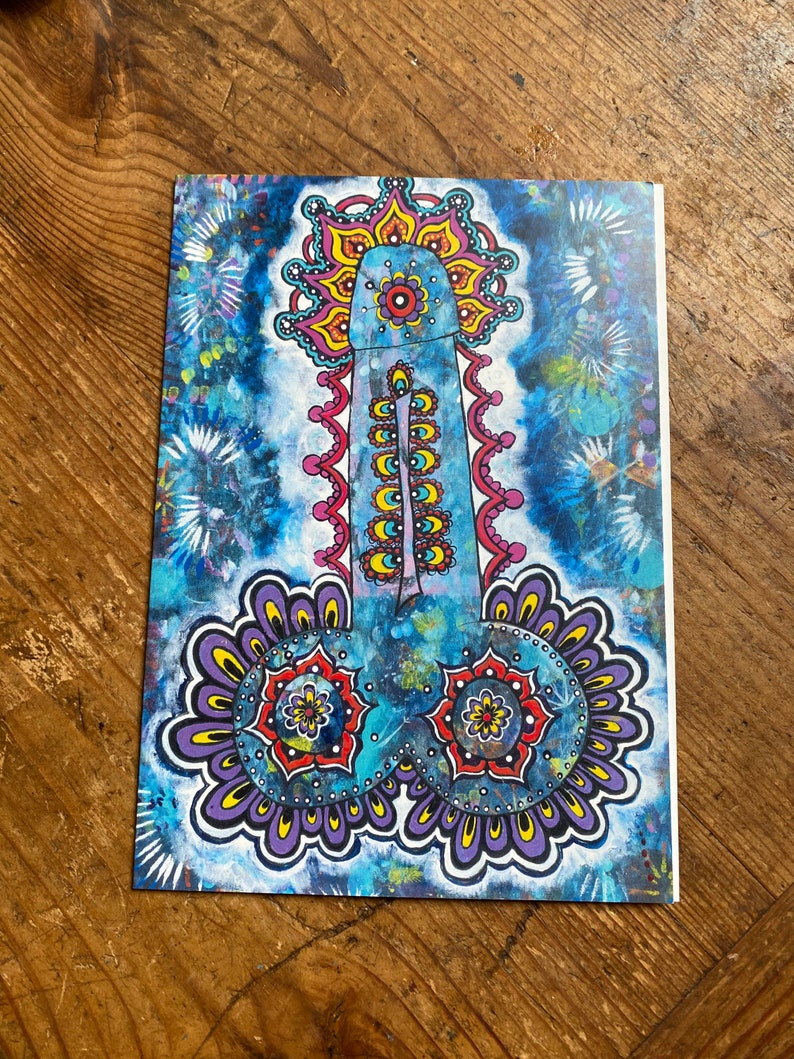 Lingam Art - Sacred Lingam - Print of Original Painting - Etsy