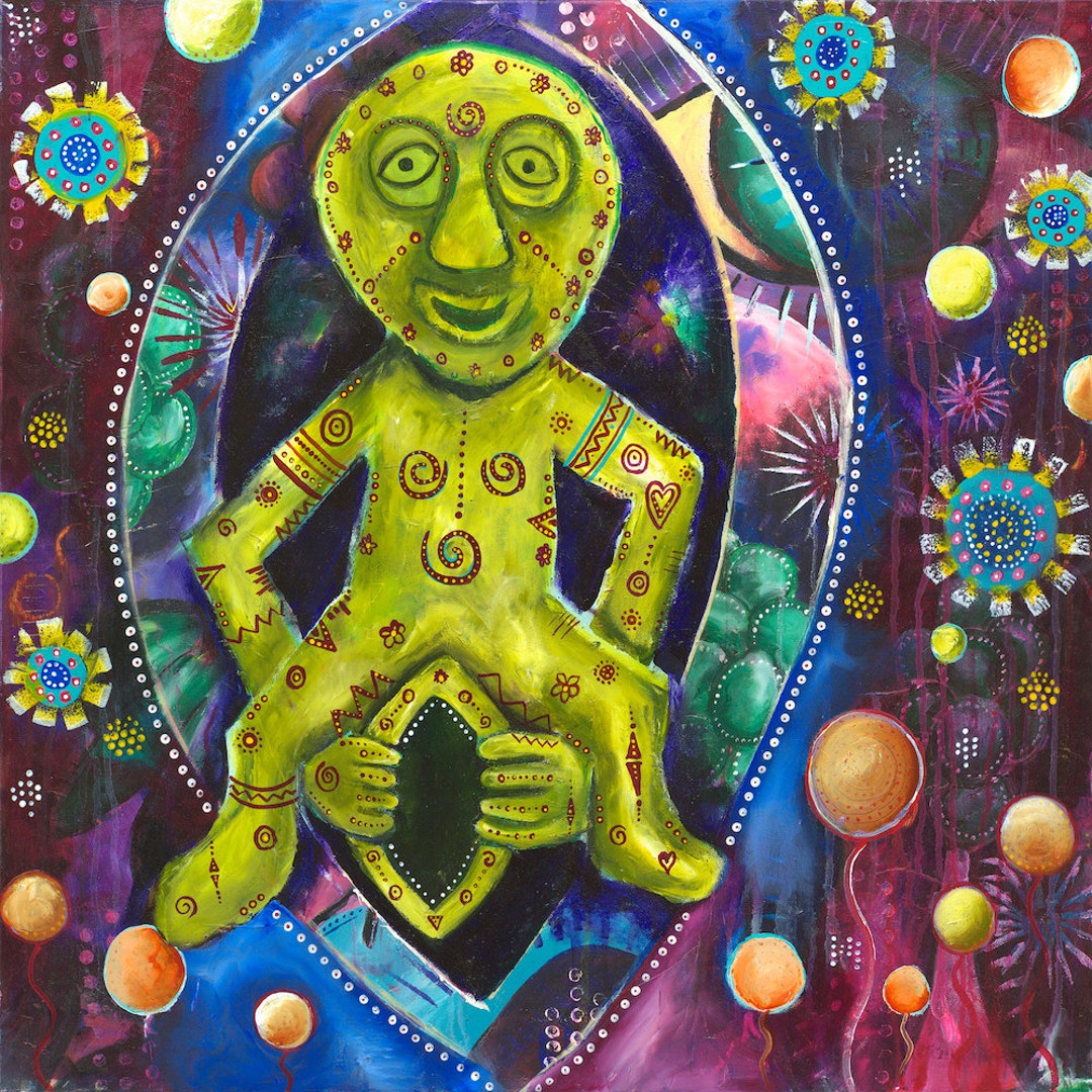 Sheela Na Gig / Sheena Na Gig - Goddess Art - Yoni Art- Greeting Card ...