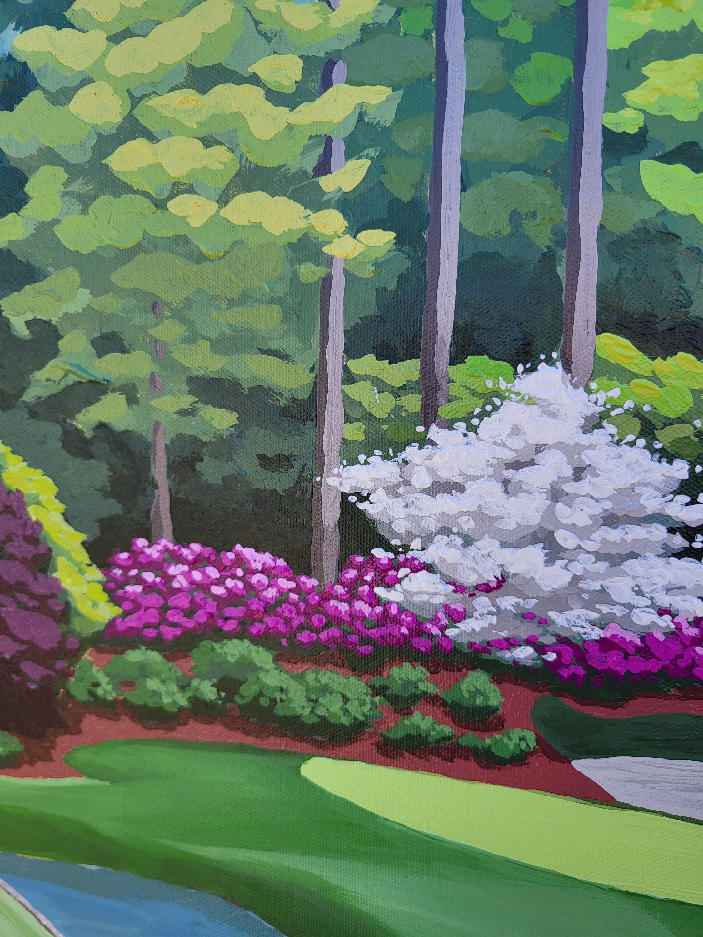 The 12th Hole of the Masters, Augusta National Golf Course, the Masters ...