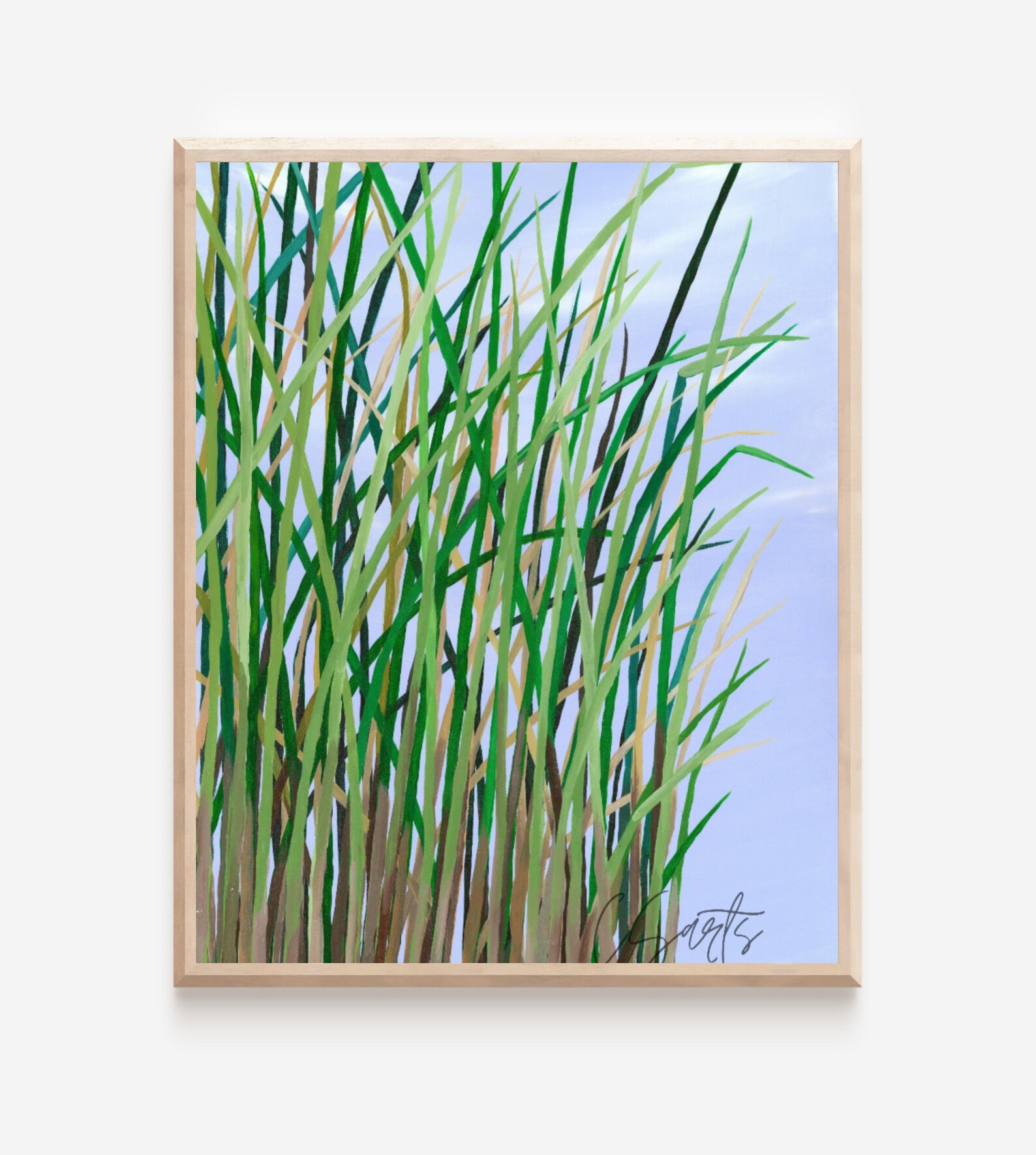 Marsh Grass Print, Marsh Grass Artwork, Marsh Grass Painting, Marsh ...